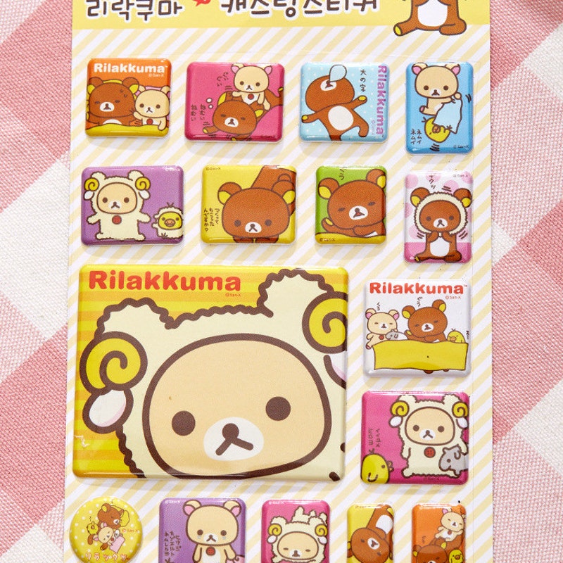 Rilakkuma Stickers - Etsy