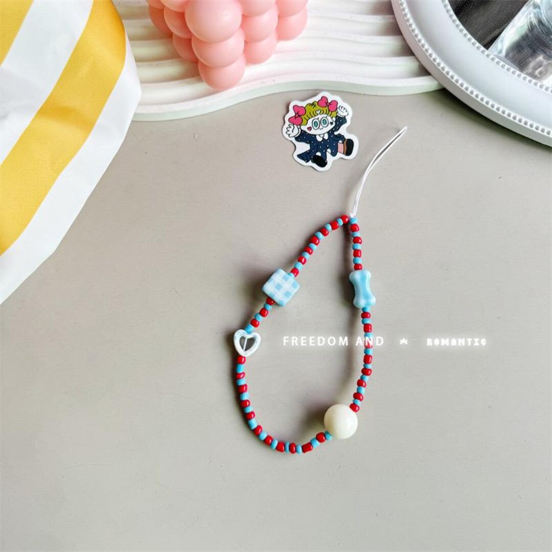 Cute Phone Charms/handmade Phone Chain/cute Phone String Keychain/gift ...