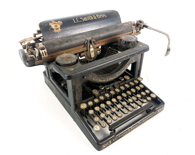 1920s LC Smith and Bros Standard Wide Carriage Typewriter - Etsy