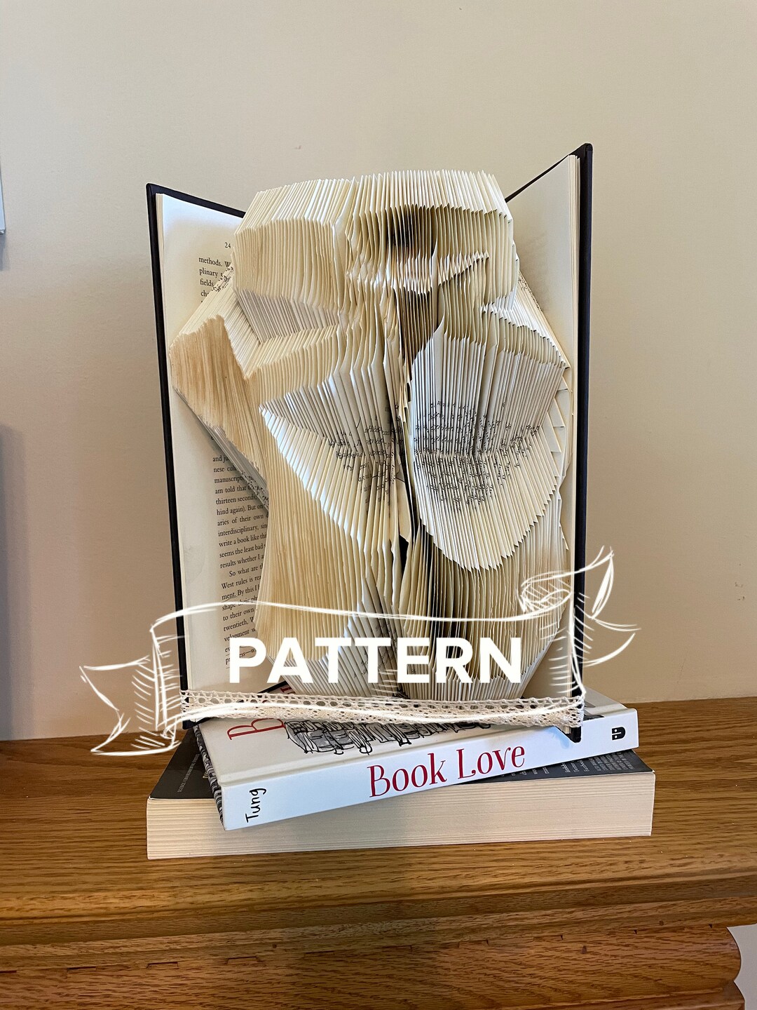 Ballet Shoes Folded Book Art PATTERN- Book Sculpture - First ...