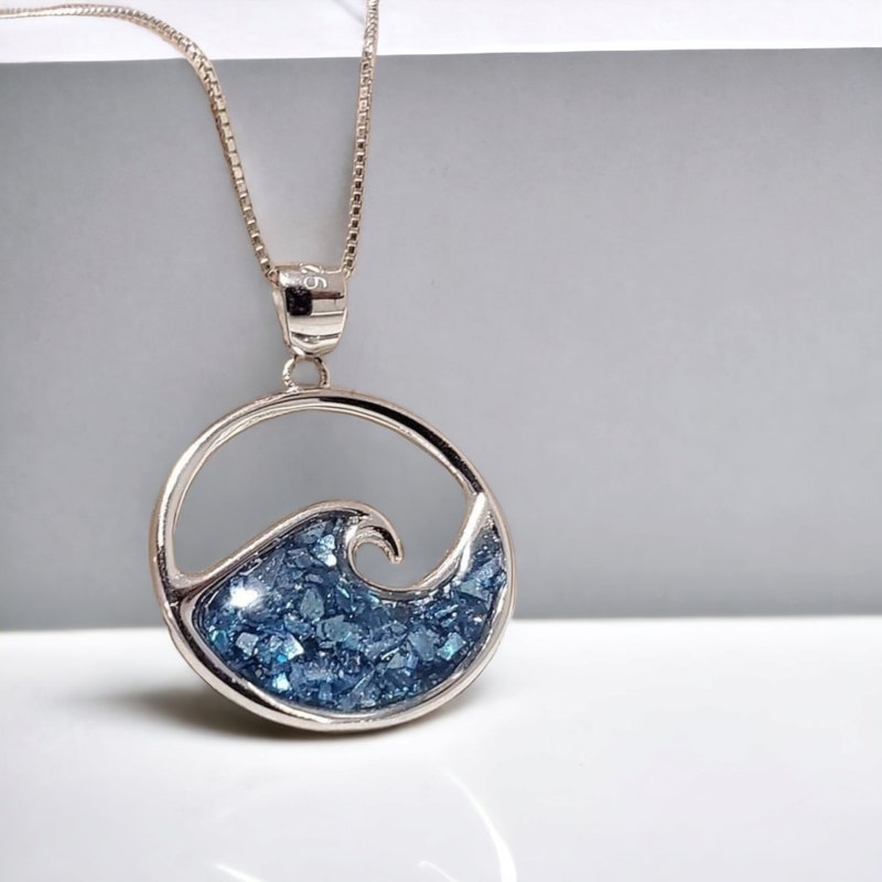 Wave Necklace - Etsy