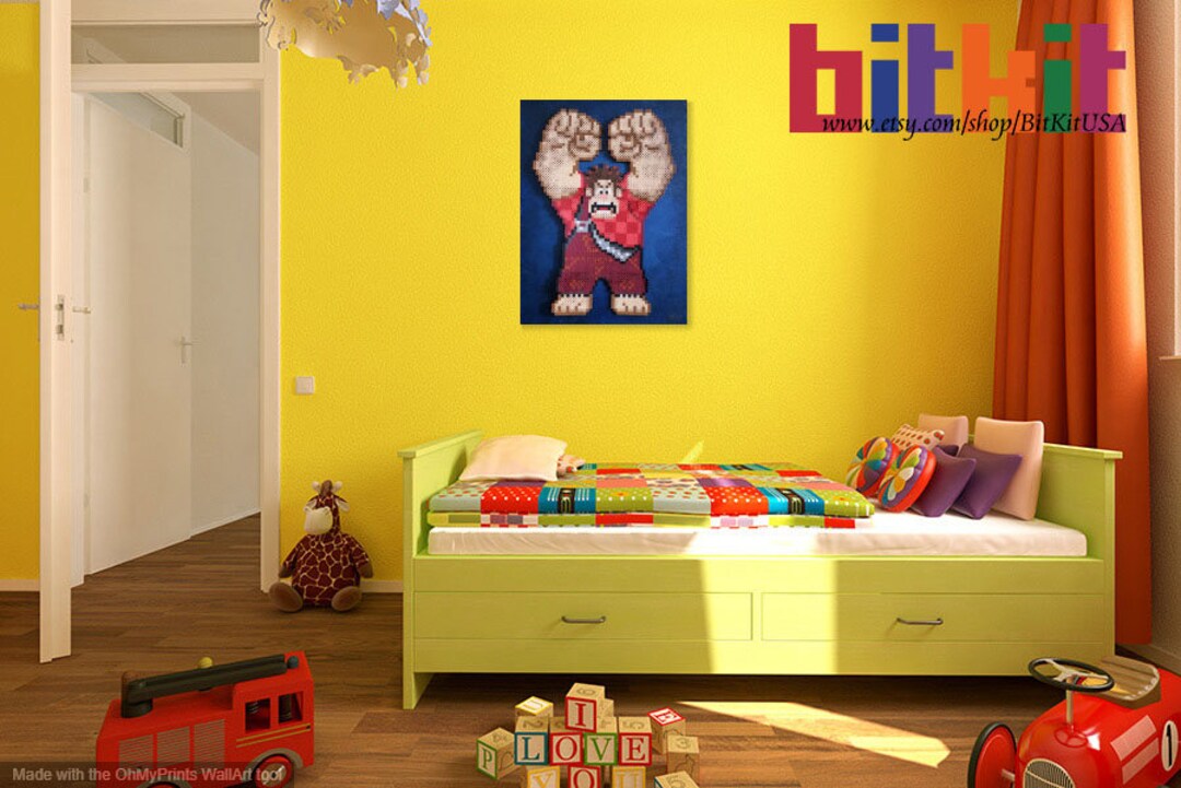 Wreck-it Ralph Pixel Art Pattern - Etsy