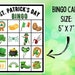 Printable St. Patrick's Day Bingo Game Children's St. Patrick's Bingo ...