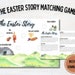 Easter Story Matching Game | Easter Activity for Kids | Easter Game for ...