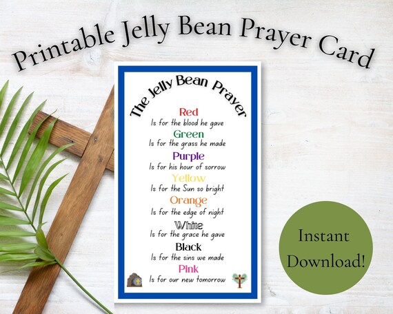 Jelly Bean Prayer Catholic