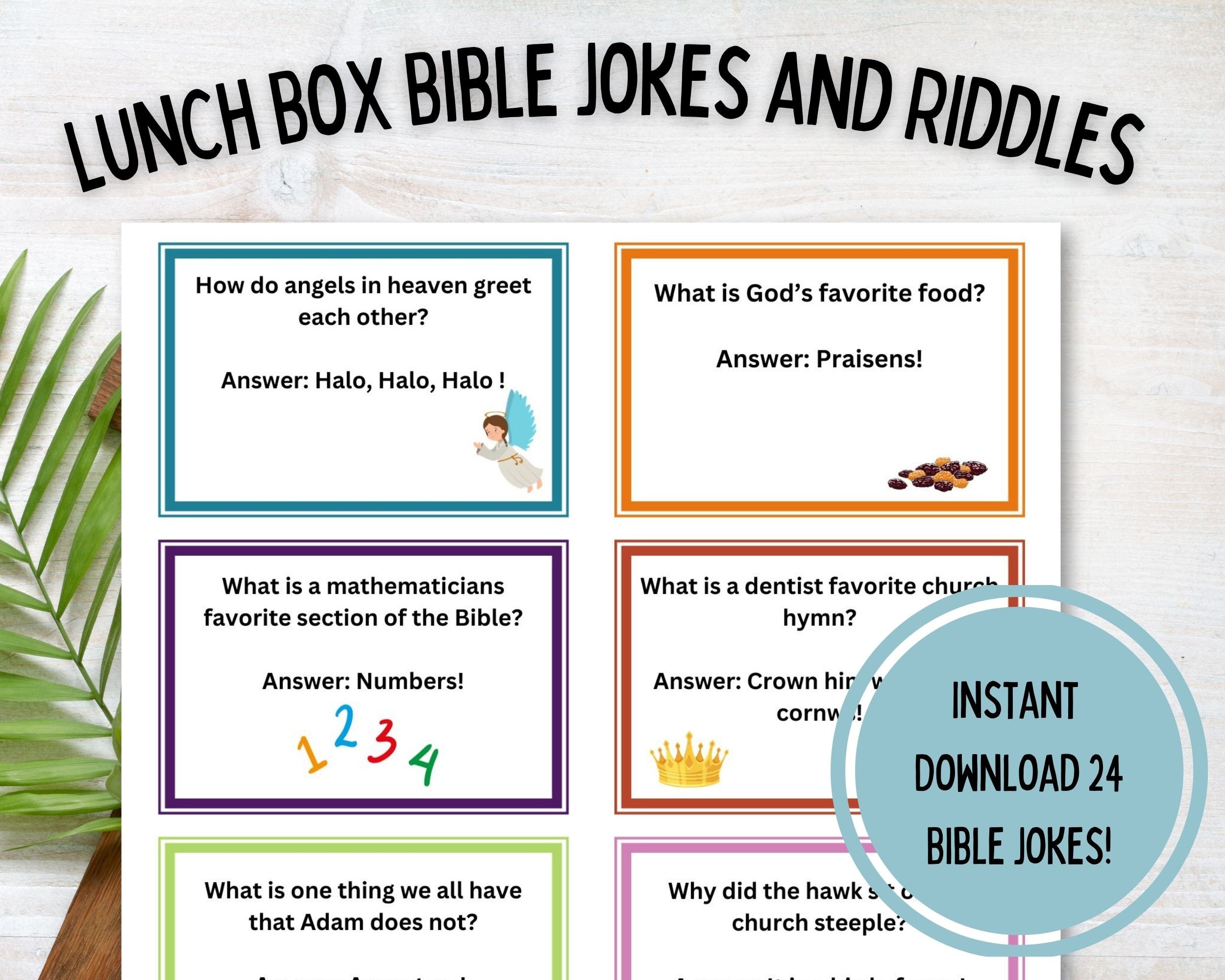 Lunch Box Bible Jokes and Riddles | Faith Lunch Box Bible Jokes | Faith ...