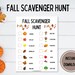 Fall Scavenger Hunt | Printable Autumn Games | Kids Fall Games ...