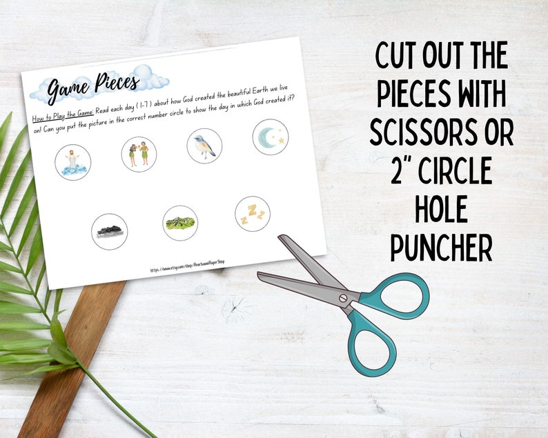 Kids Bible Story Matching Game |7 Days of Creation Game | Christian ...