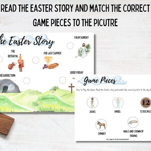 Easter Story Matching Game | Easter Activity for Kids | Easter Game for ...