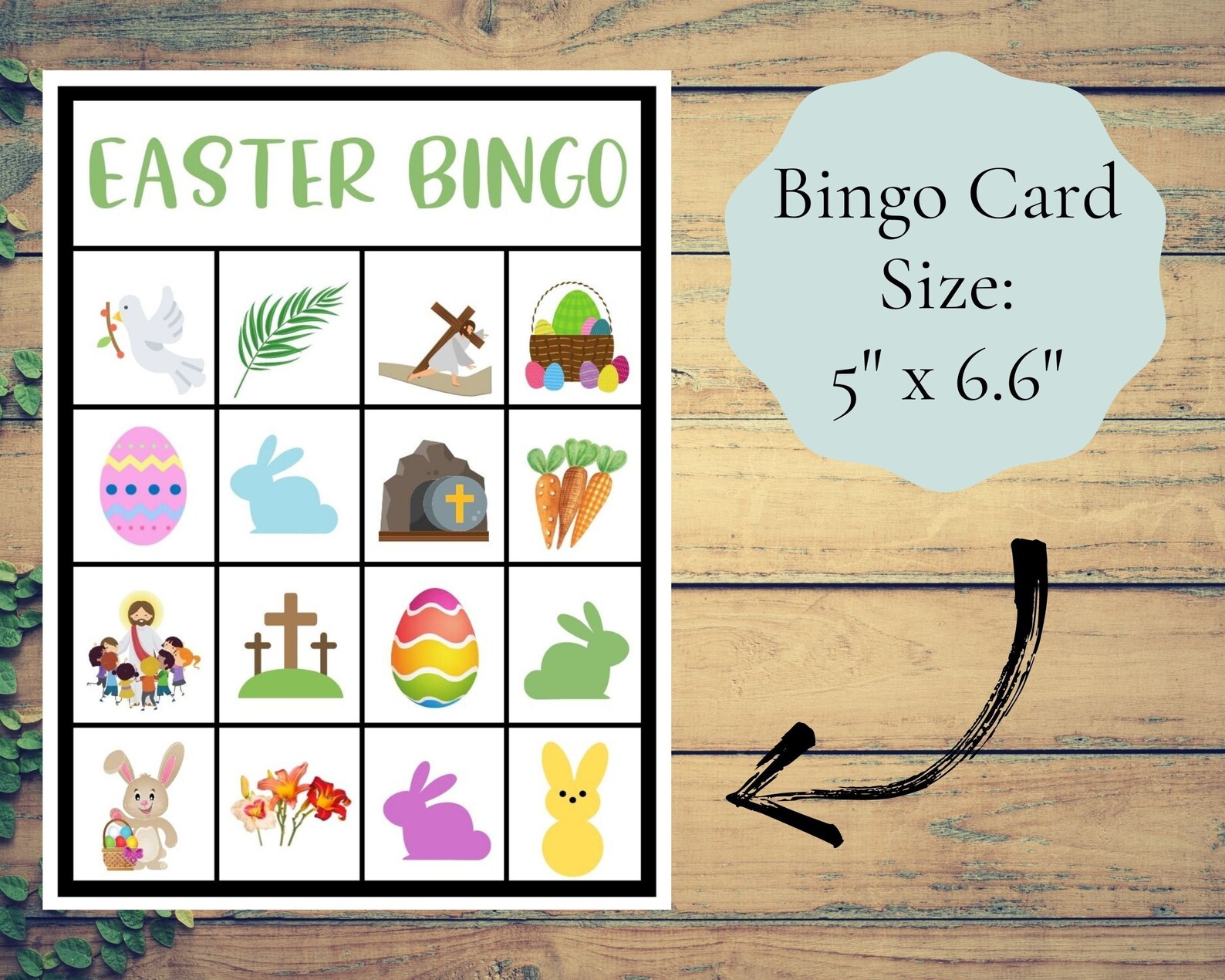 Printable Easter Bingo Game Instant Download Easter Bingo - Etsy