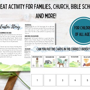 Easter Story Matching Game | Easter Activity for Kids | Easter Game for ...