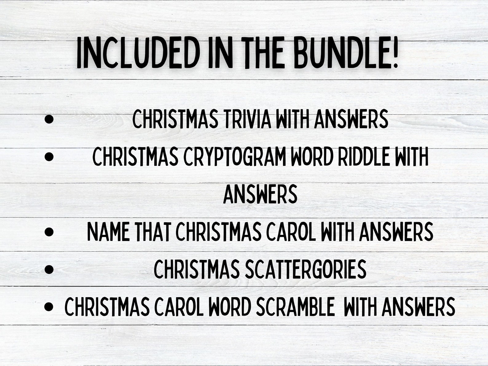 Printable Christmas Party Games Holiday Game Night Holiday Party Games ...