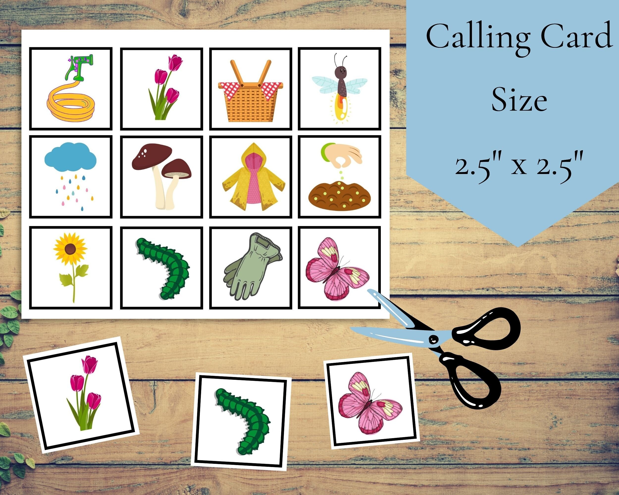 Printable Spring Bingo Game Children's Spring Bingo Game Classroom ...