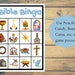 Printable Bible Bingo Game | Instant Download Bible Bingo Game | Church ...