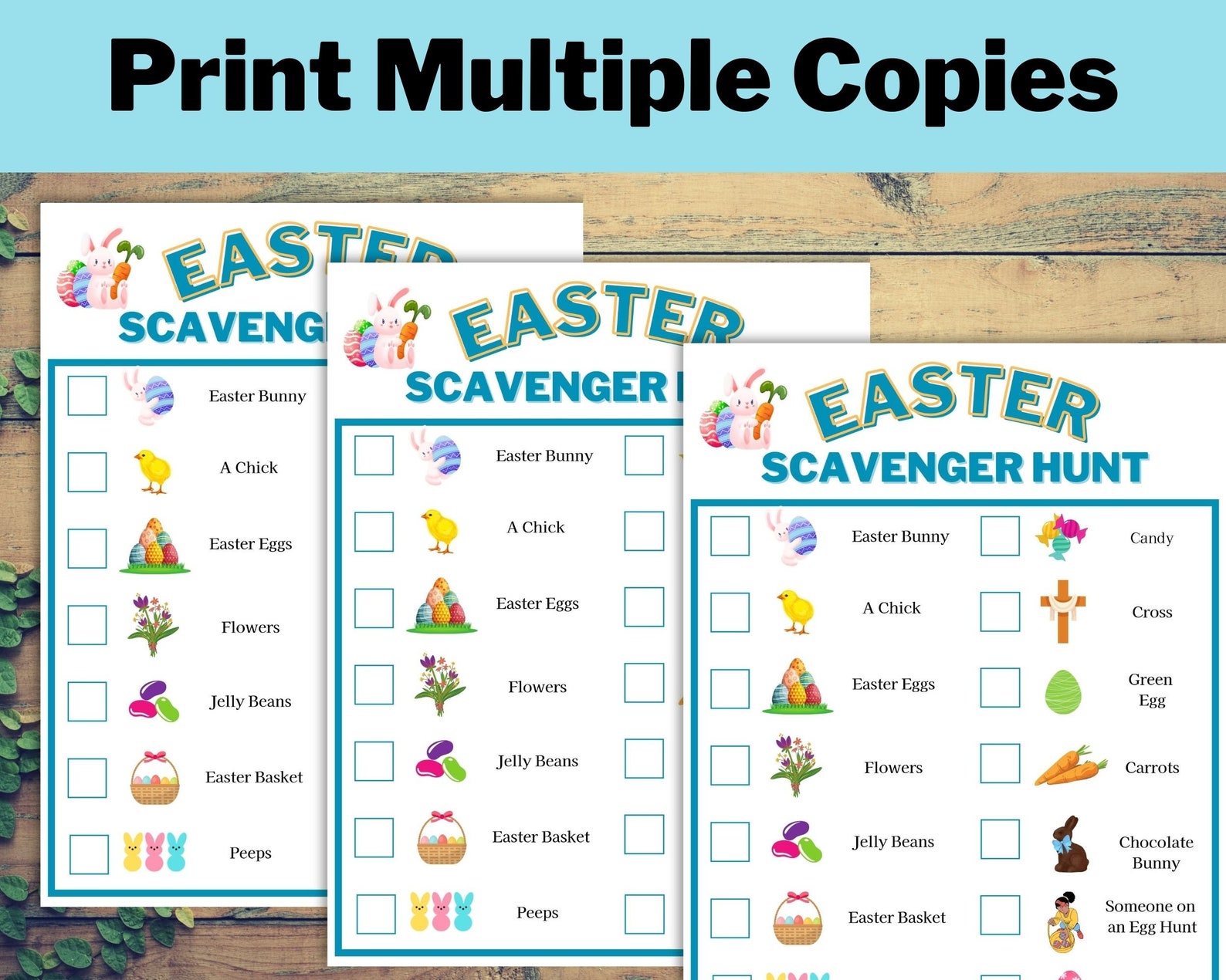Easter Scavenger Hunt Printable | Kids Easter Scavenger Hunt Game ...