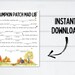 Kids Fall Mad Lib Game | Pumpkin Patch Kids Game | Fall Word Games ...