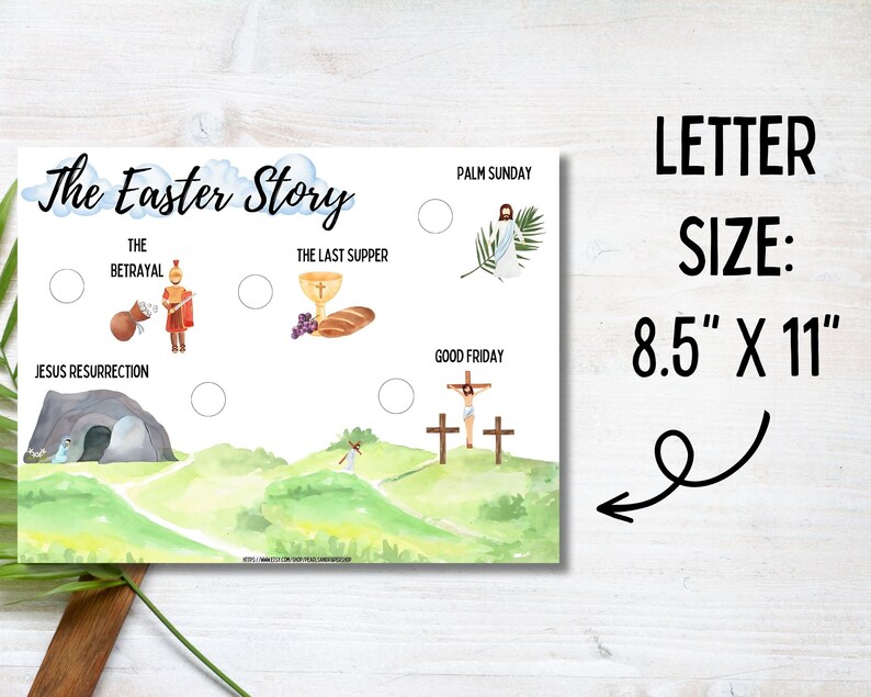 Easter Story Matching Game | Easter Activity for Kids | Easter Game for ...