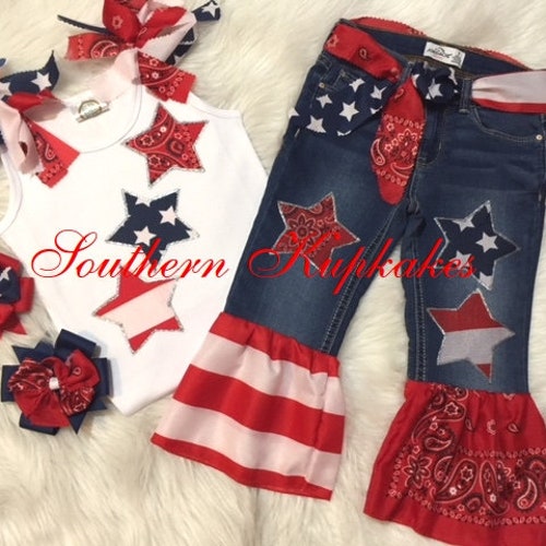 Patriotic Pageant Dress Rwb Wear Ooc Red White Blue Flag Etsy