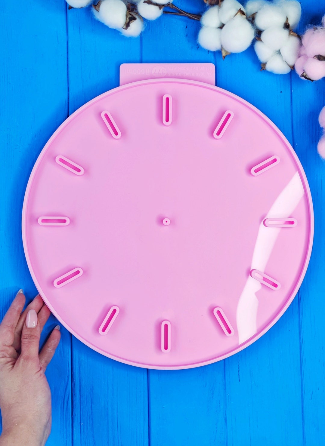 Silicone Mold Wall Clock - Silicone Mold for Resinart - Mold for Epoxy ...