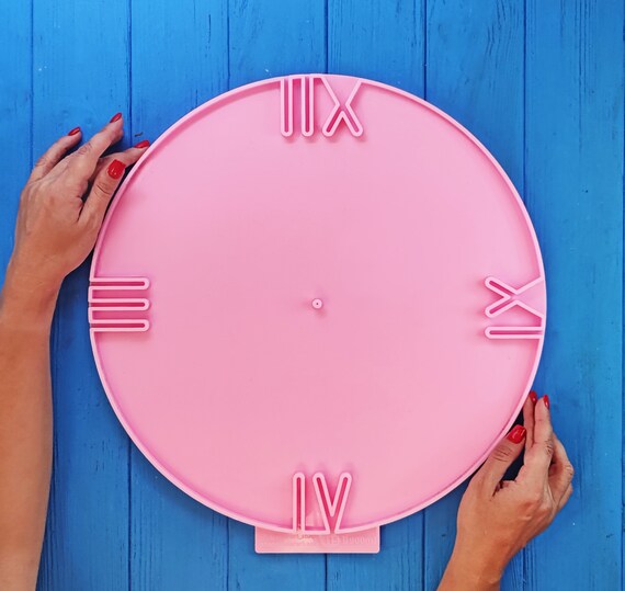 Silicone Mold Wall Clock Silicone Mold for Resinart Mold - Etsy