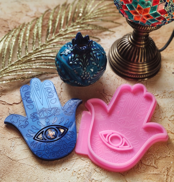 Hamsa Hand Shape Mold Silicone Mold for Resinart Mold for | Etsy