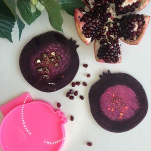 Fruits Silicone Molds for Resinart - Mold for Epoxy Resin - Coaster ...