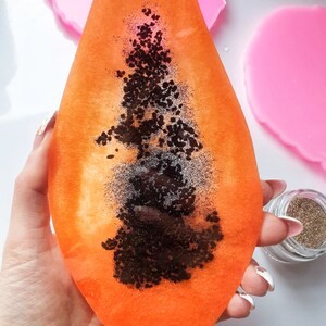 Fruits Silicone Molds for Resinart - Mold for Epoxy Resin - Coaster ...