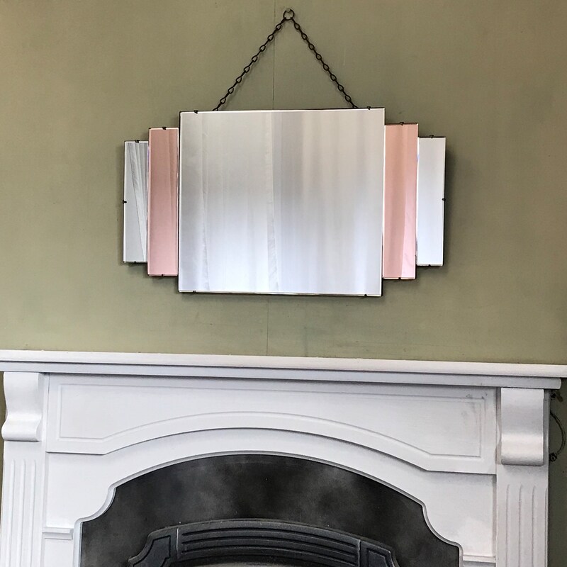 Antique Mirror Panel - Etsy