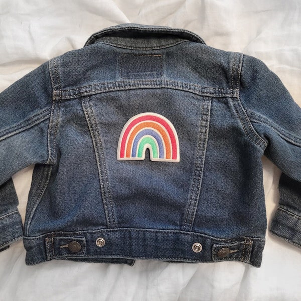 Patch Denim Jacket - Etsy