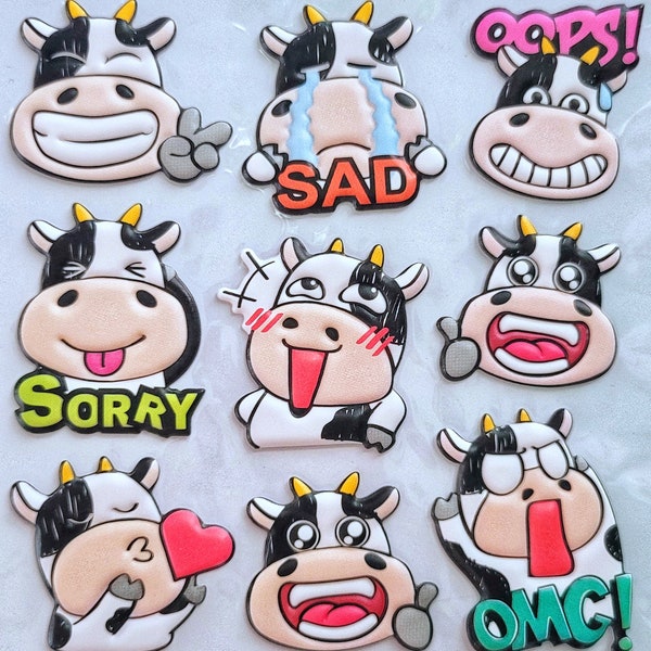 Puffy Stickers - Etsy