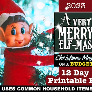 Printable Elf Kit With 12 Days of Scenes and Activities Using Common ...