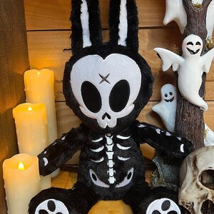 RIP Rabbit Plush Toy - Etsy