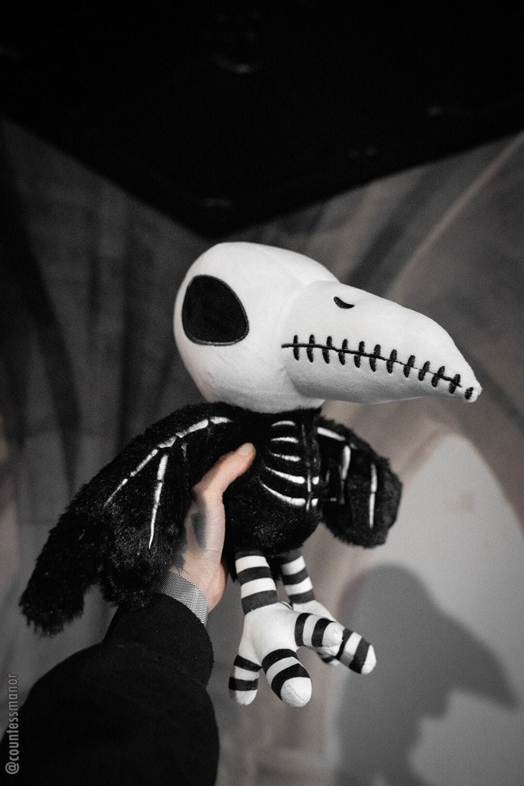 Poe's Raven Plush Toy - Etsy