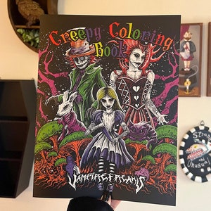 Creepy Coloring Book - Etsy