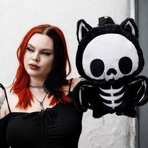 Bony Bat Plush Backpack - Etsy