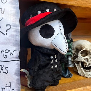 Plague Doctor Plush Toy - Etsy