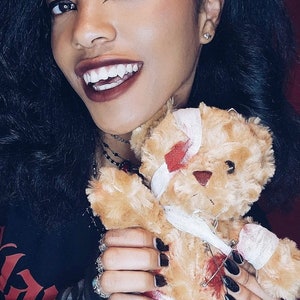 Tormented Teddy Bear Gothic Teddy Bear Bloody Teddy Bear Horror Teddy ...