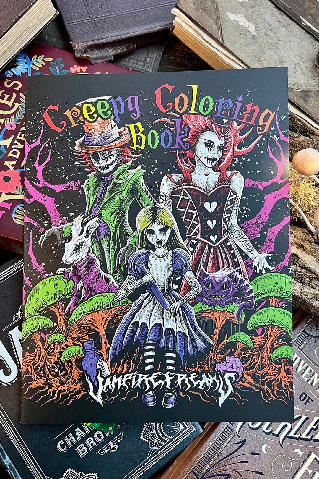 Creepy Coloring Book - Etsy