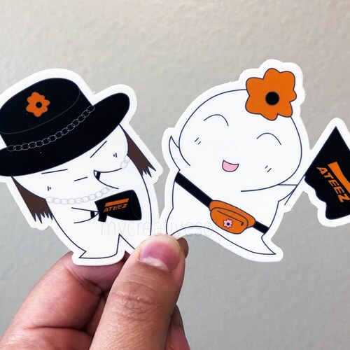 ATEEZ Hehetmon Stickers Vinyl Waterproof | Etsy