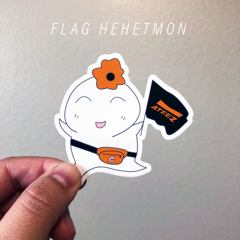 ATEEZ Hehetmon Stickers Vinyl Waterproof | Etsy