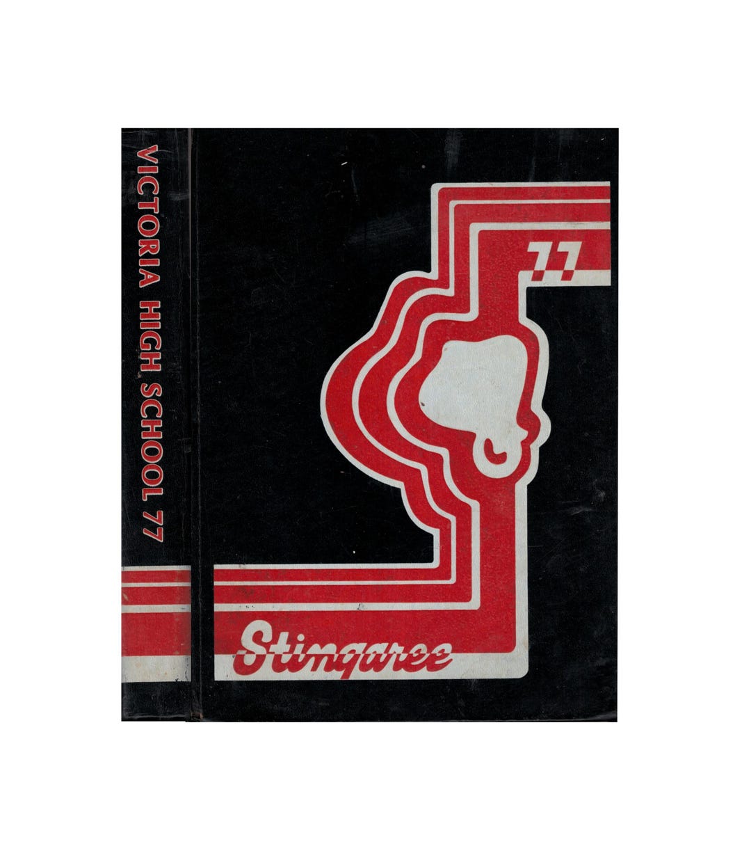 1977 - Stingaree - Victoria High School - Year Book - Victoria Texas - Etsy