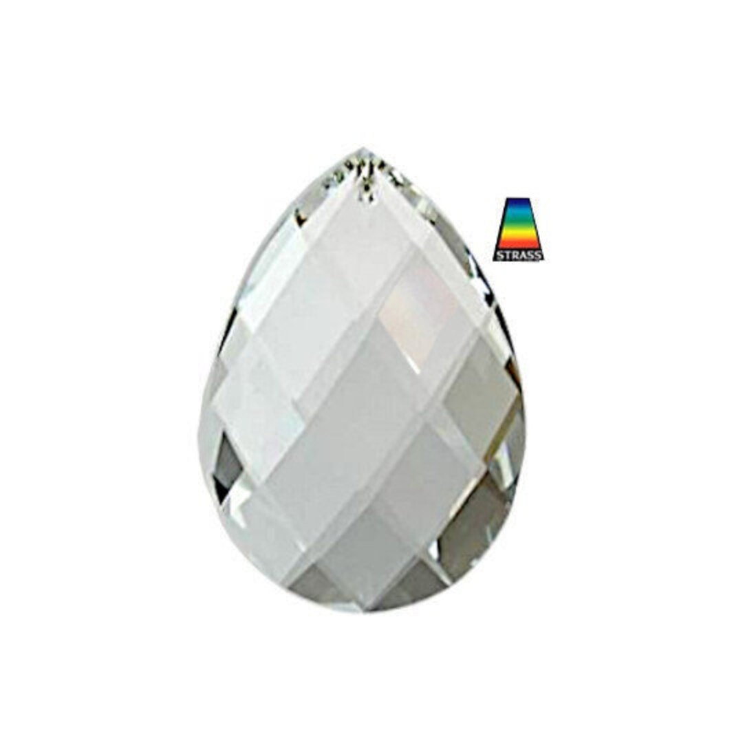Swarovski Strass 8741 Tear Drop Prism - Crystal Clear - 4 Sizes - Etsy