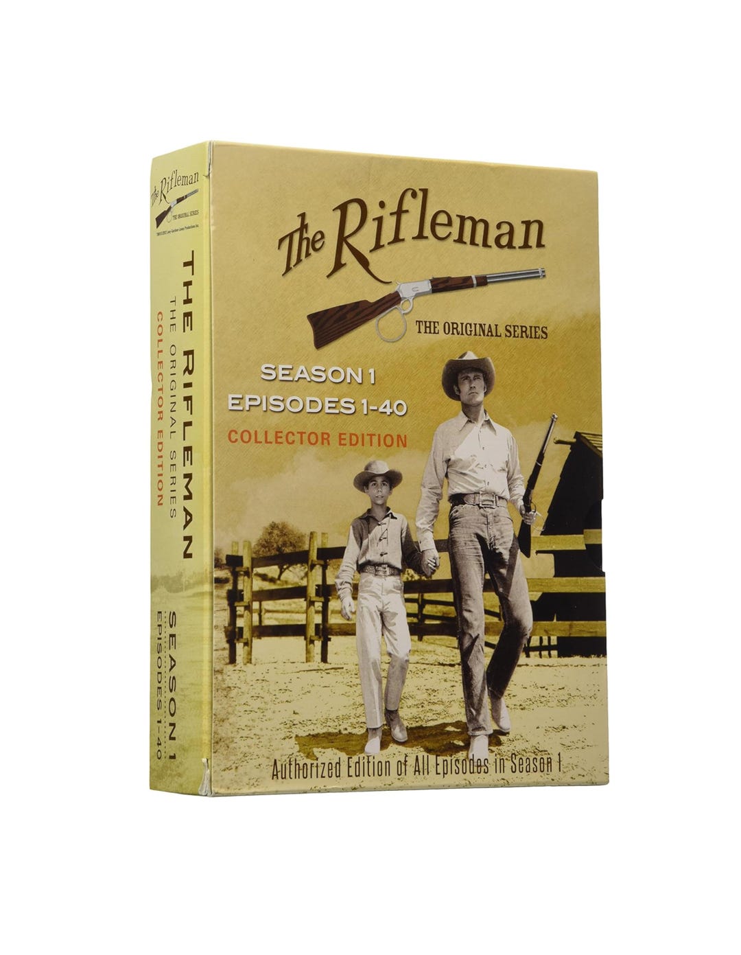 Dvd's the Rifleman Official Season 1 episodes 1 40 Chuck Connors Johnny ...