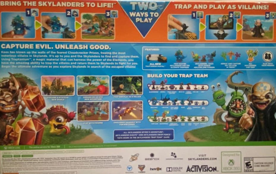 Skylanders Trap Team Starter Pack Xbox 360 Game NIB - Etsy