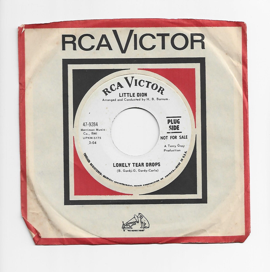 45 Rpm - Promo -little Dion - Lonely Tears Drops / Ten Feet Tall - RCA ...
