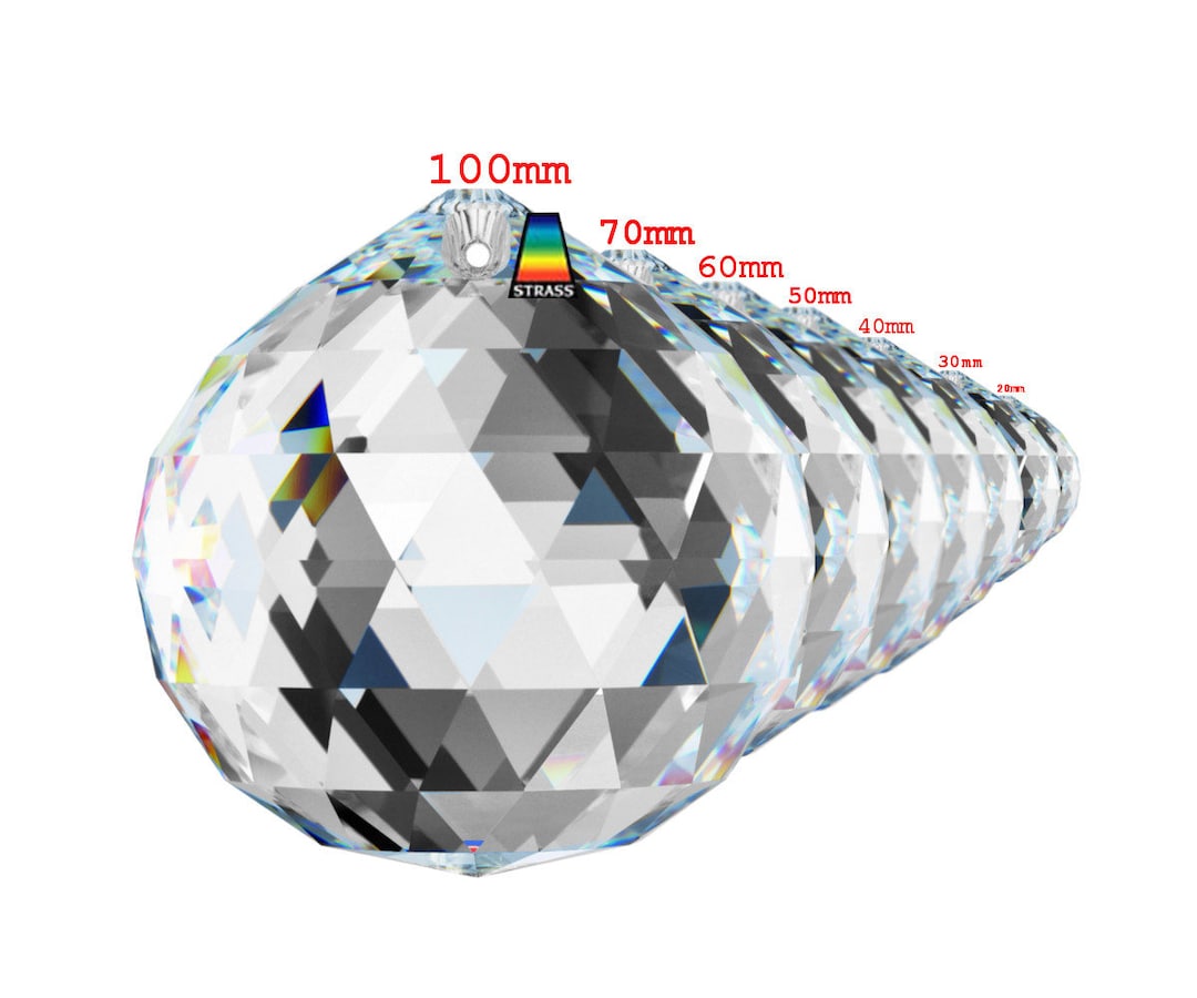 Swarovski Strass 8558 Ball Prism - Crystal Clear - 7 Sizes - Etsy
