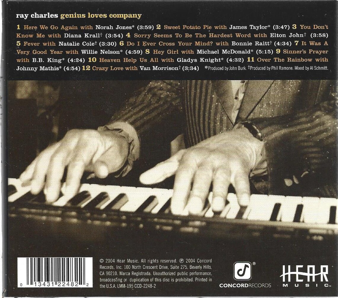 CD 2 Cd Box Set Ray Charles Box of Genius .......A24 - Etsy