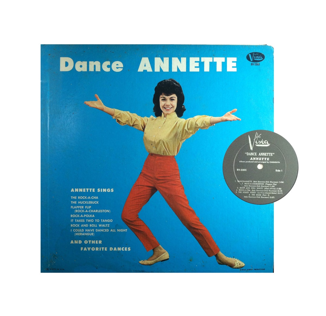 LP - Annette (funicello) - Dance Annette - Vista BV-3305 -.....(lp71 ...