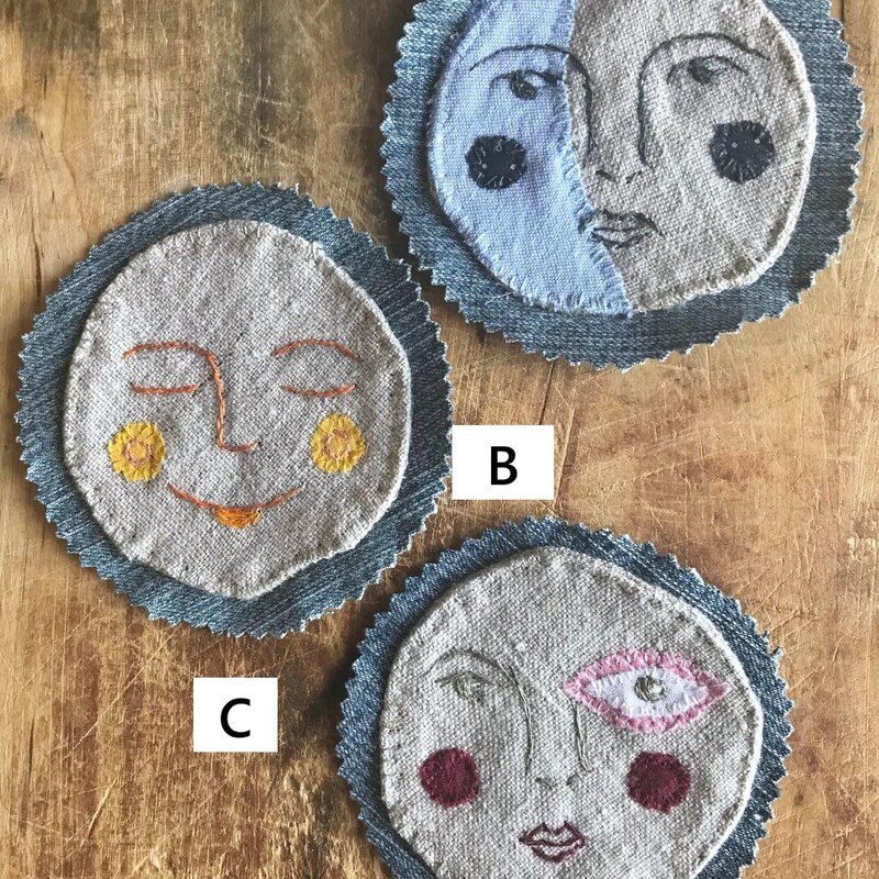 Hand Embroidered Patches - Etsy