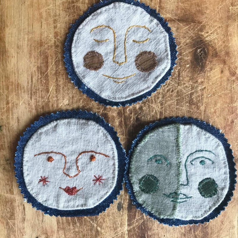 Hand Embroidered Patches - Etsy